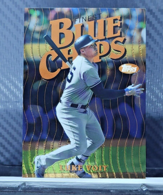Luke Voit 2019 Topps Finest BLUE CHIPS #FBCLV - Yankees | eBay