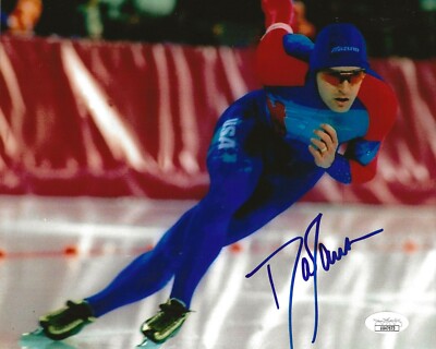 Dan Jansen USA Gold Speed Skater signed 8x10 photo autographed Olympics ...