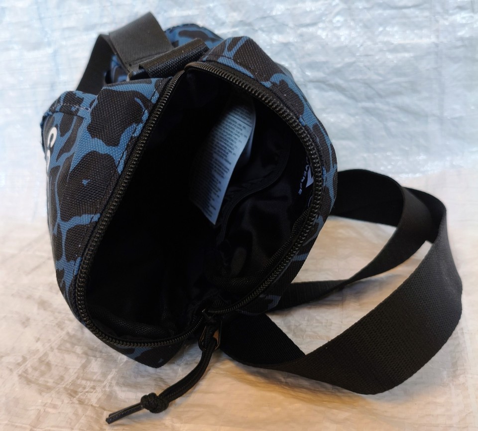 CONVERSE URBAN CITY CROSS BODY BAG BLUE LEOPARD / CAMOUFLAGE PATTERN ...