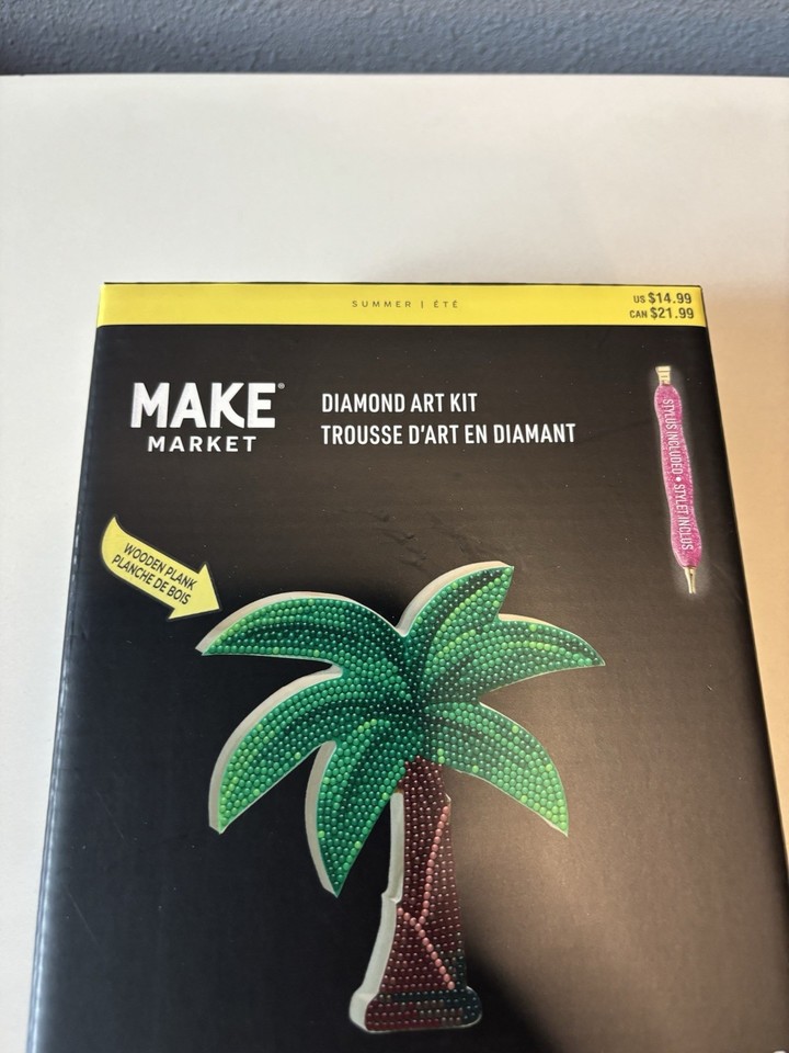 Palm Tree Diamond Art Kit Make Market Craft. New. | eBay