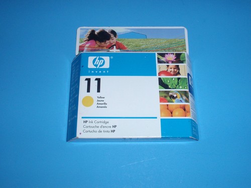Genuine HP Ink Cartridge # 11 - YELLOW - P/N: C4838A - NEW 2008 ...