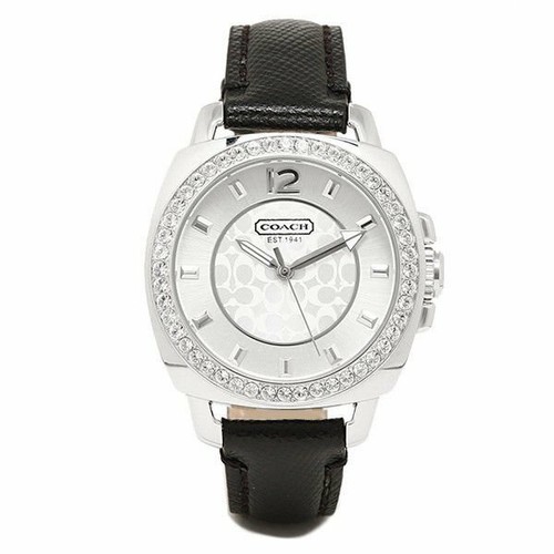 COACH WOMENS SILVER WITH CRYSTAL DIAL 14503152 WATCH 14501789 | eBay