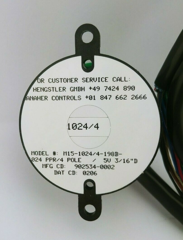 ENCODER, M15-1024/4-1-9-8-B DANAHER 902534-0002 0206 | eBay
