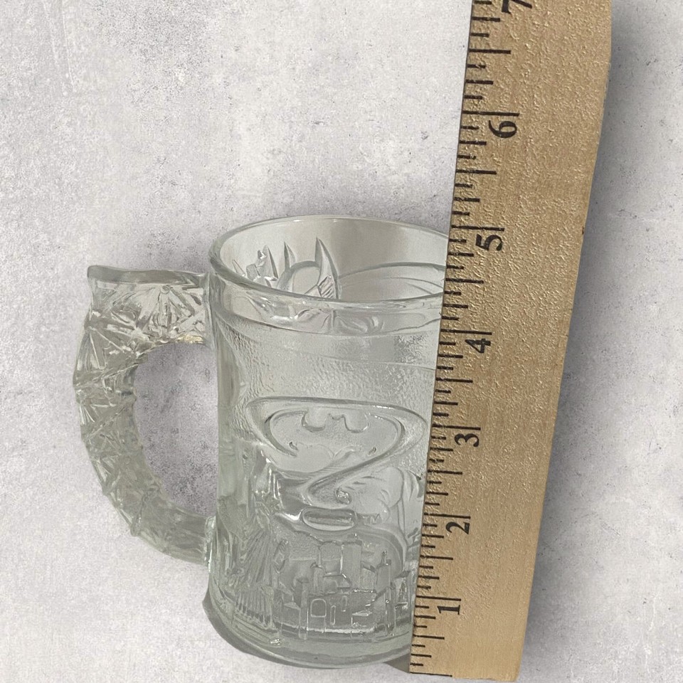 Batman Forever McDonald's 1995DC Comics Batman Glass Cup Mug In ...