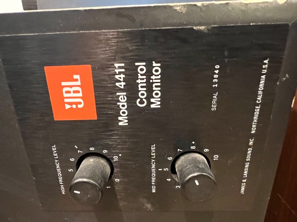 JBL 4411 Pair Vintage Monitors | eBay