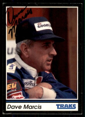 1991 Traks Dave Marcis IP Signed Auto #71 | eBay