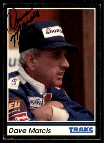 1991 Traks Dave Marcis IP Signed Auto #71 | eBay