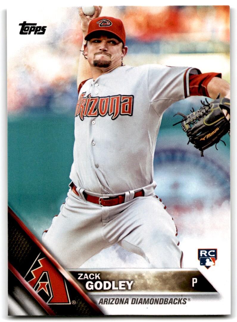 2016 Topps Zack Godley Rookie Arizona Diamondbacks #290 | eBay