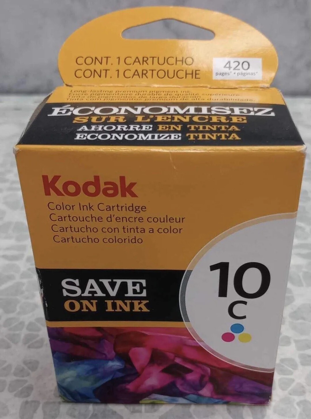 Kodak 10C Color Ink Cartridge 420 Pages Genuine 2011 CAT 894 6501 - NEW ...