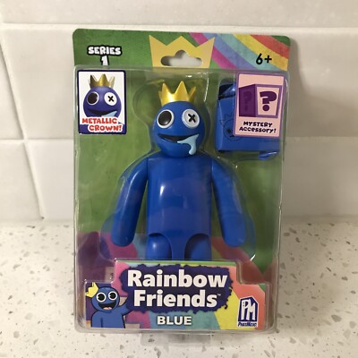 Rainbow Friends BLUE 5" Action Figure Posable Figure Series 1 PhatMojo ...
