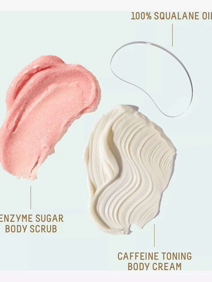 NIB New BIOSSANCE Smooth Start BODY SET Scrub, Body Cream, Squalane Oil ...