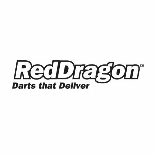 Red Dragon Evos 28g - 90 Tungsten Steel Darts With Winmau Rhino Black ...