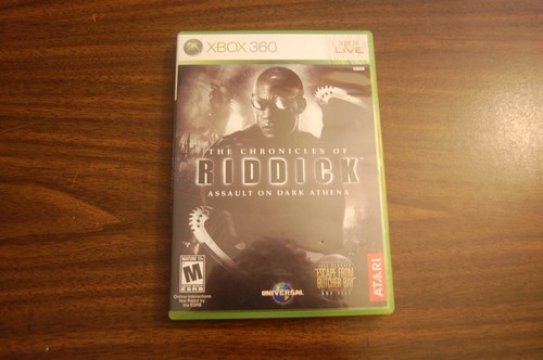 Xbox 360 Video Game RIDDICK DARK ATHENA original owner very good ...