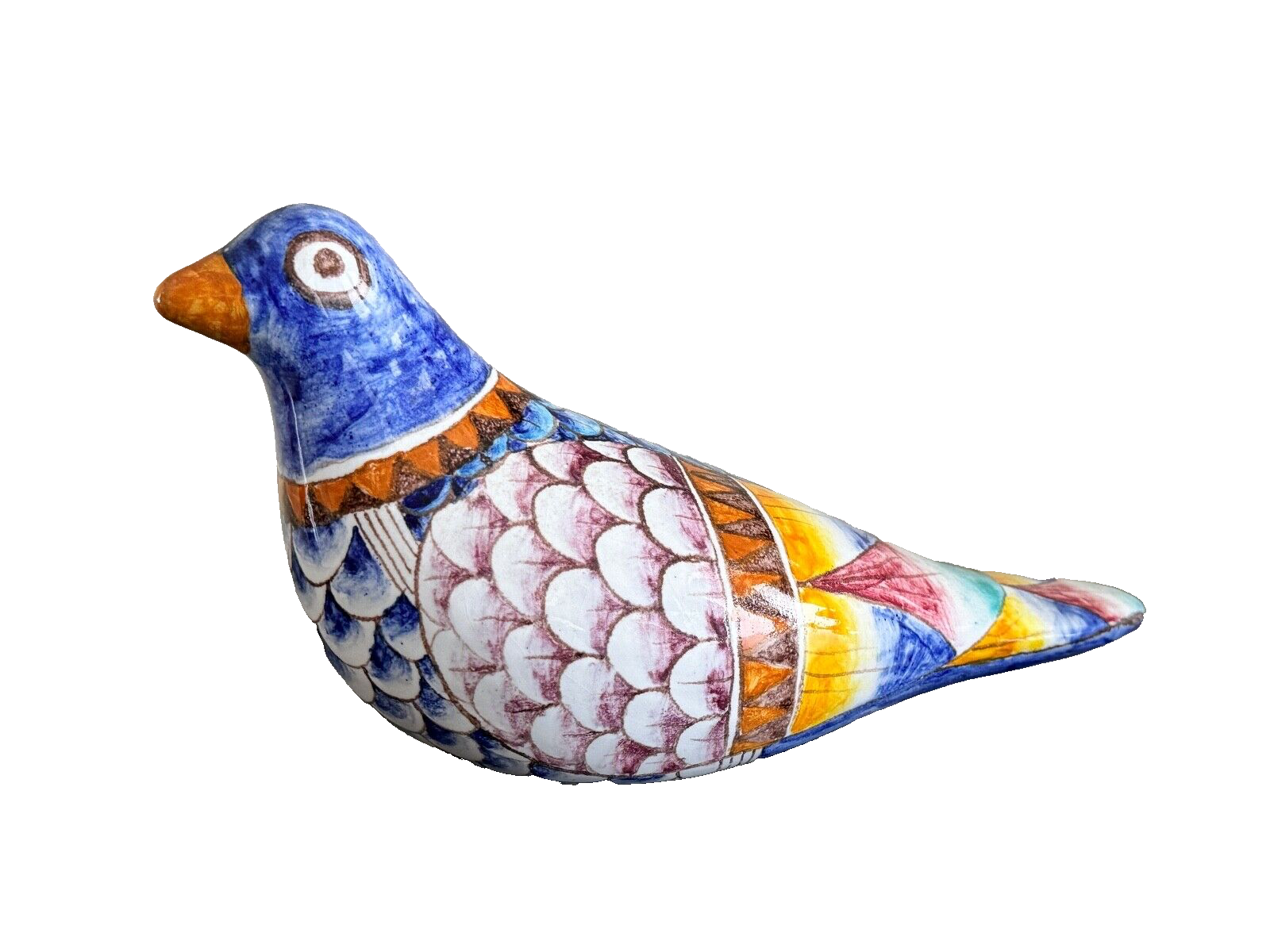 Romano Innocenti Hand Painted Italian Pottery Bird Figurine | eBay