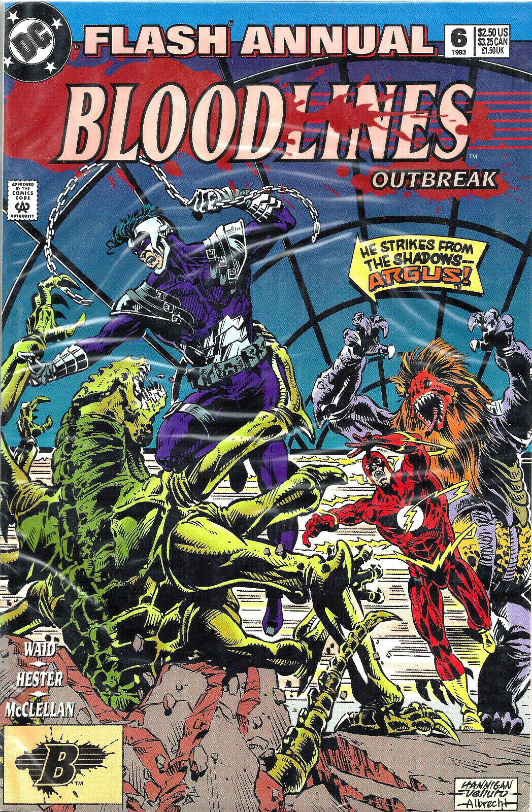 Comics DC BLOODLINES Outbreak Flash Annual Vol. 3 no 6 1993 COMICS | eBay