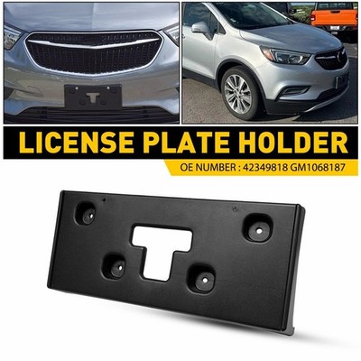 Black For 2017-2022 Buick Encore Front License Plate Frame Tag Holder ...