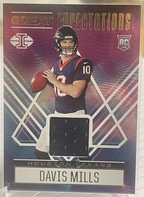 2021 PANINI ILLUSIONS GREAT EXPECTATIORS JERSEY RC DAVIS MILLS #GE-DM ...
