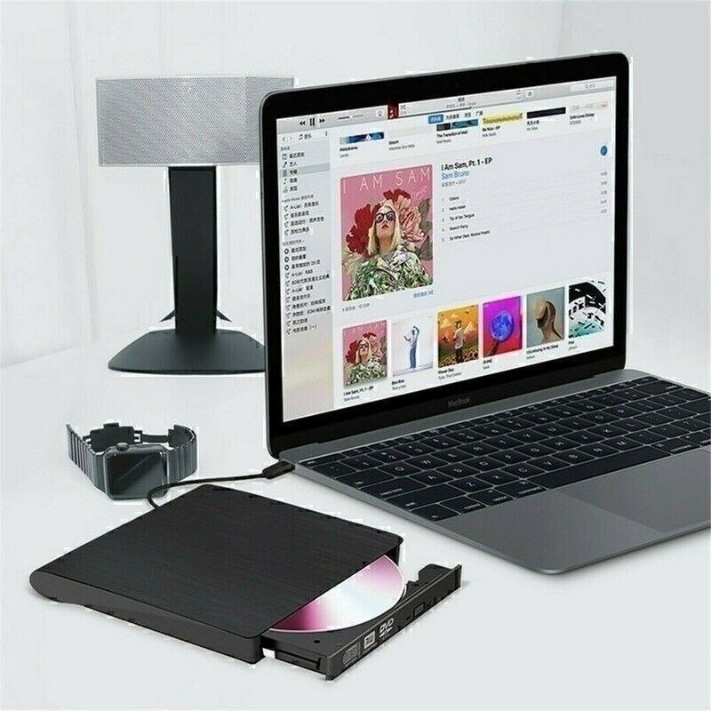 USB External Optical Drive DVD/CDRW Desktop Laptop Universal Slim CD ...