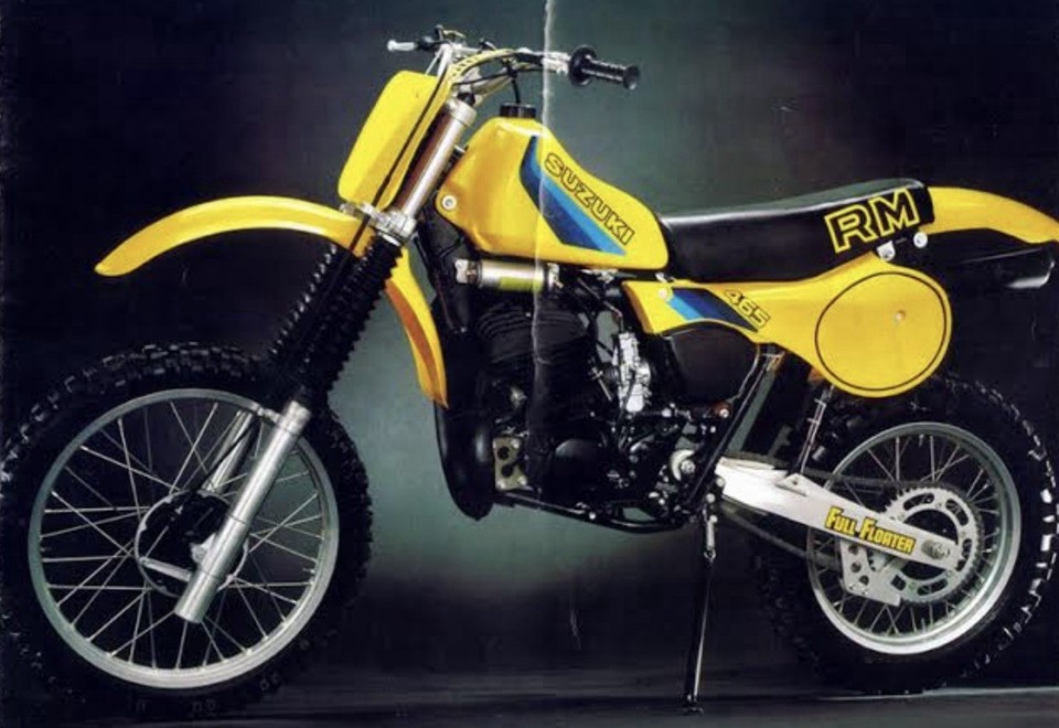 Suzuki RM465 1982 Full Floater Decal Set / Sticker Kit / Graphics Set ...