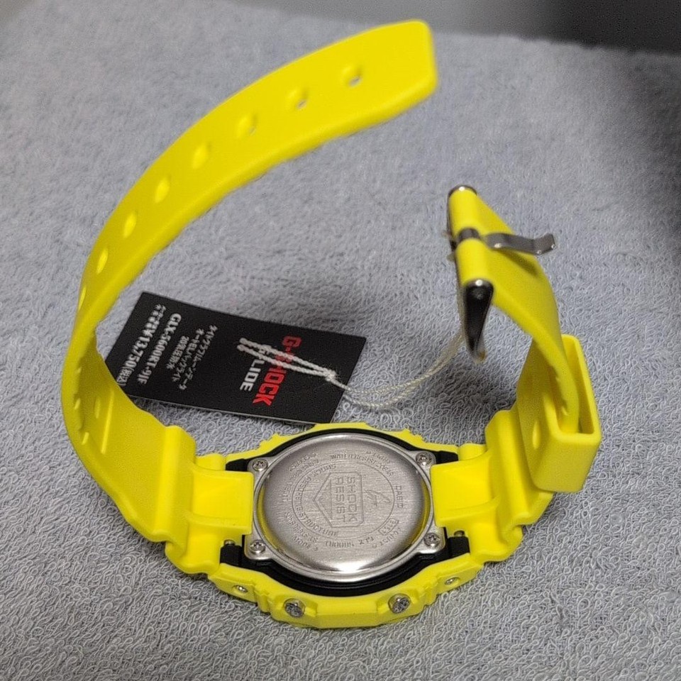 Casio G-SHOCK Yellow GLX-5600RT-9JF Crazy Color Digital Watch Unused ...