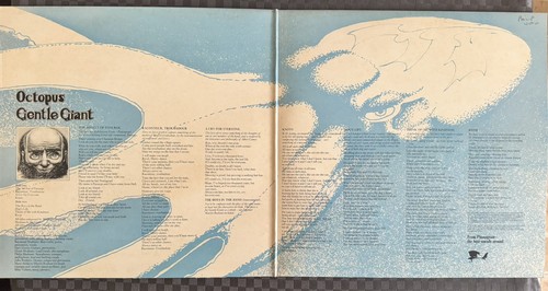 RARE PROG ROCK LP OCTOPUS Gentle Giant UK 1972 Pressing Vertigo 6360 ...