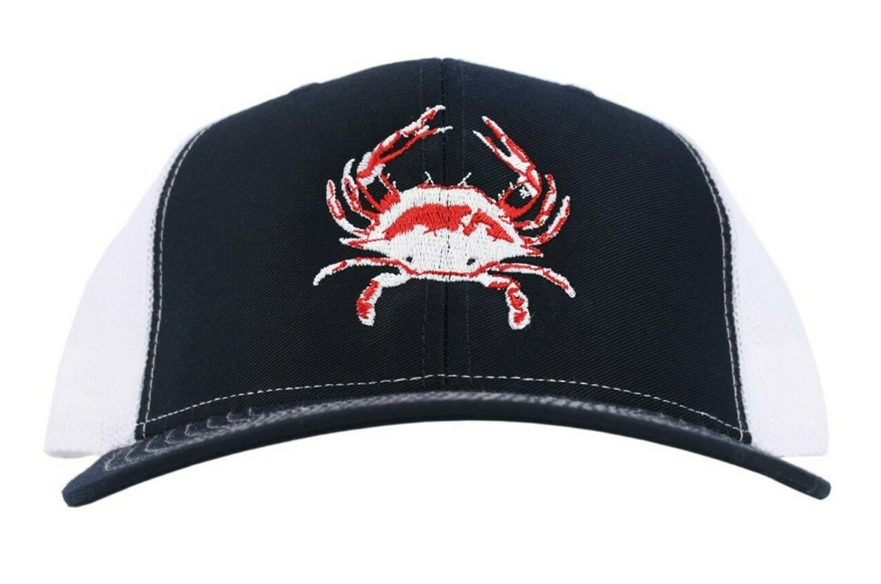 Blue Crab Hats, Maryland Crab Hats, Blue Crab Dad Hats, Crab Baseball ...