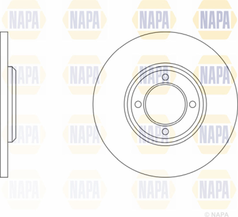 Fits Ford Capri 1980-1987 Escort 1970-1980 1.6 2.0 NAPA Front 1x Brake ...