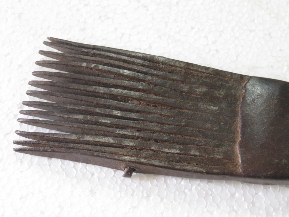 1900 Iron Obscure heckle FLEX Comb? Agriculture Rake, gang plow, safety ...
