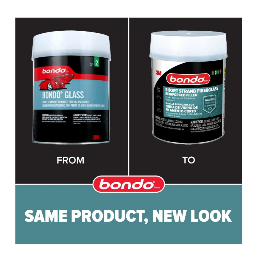Bondo® Short Strand Fiberglass Reinforced Filler SS-PT-ES, 21 oz | eBay
