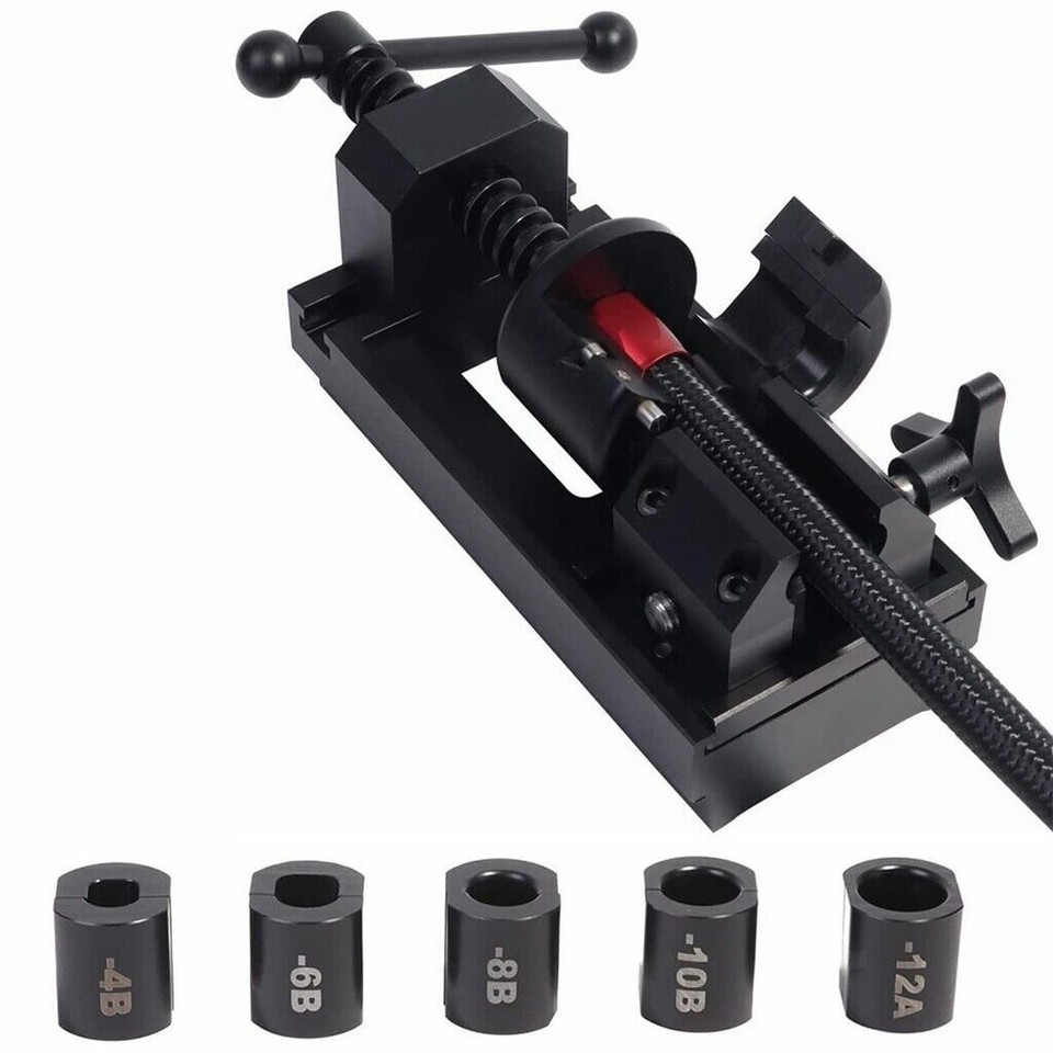 Multi Function Aluminum Hose Installation Tool -4 to -12 AN fittings ...