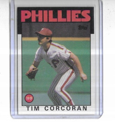 1986 Topps #664 Tim Corcoran Philadelphia Phillies | eBay
