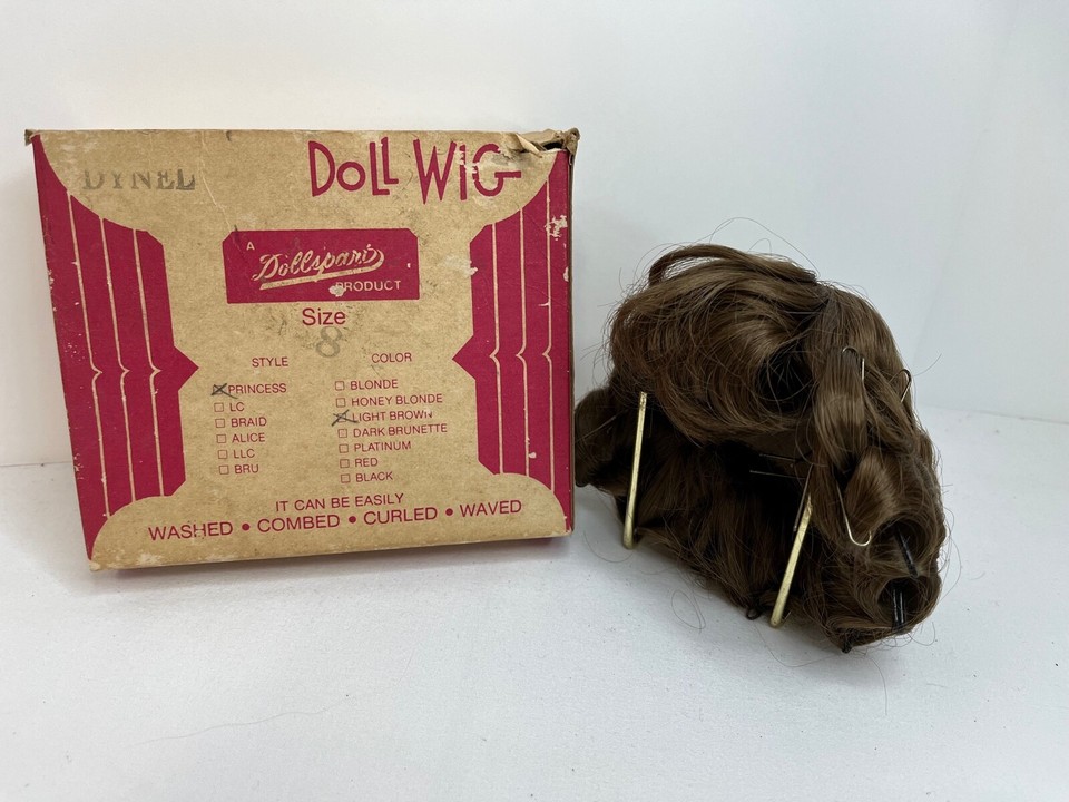 Dollspart Doll Wigs Dynel NOS Sizes 5-14 New Mohair Human Hair ...