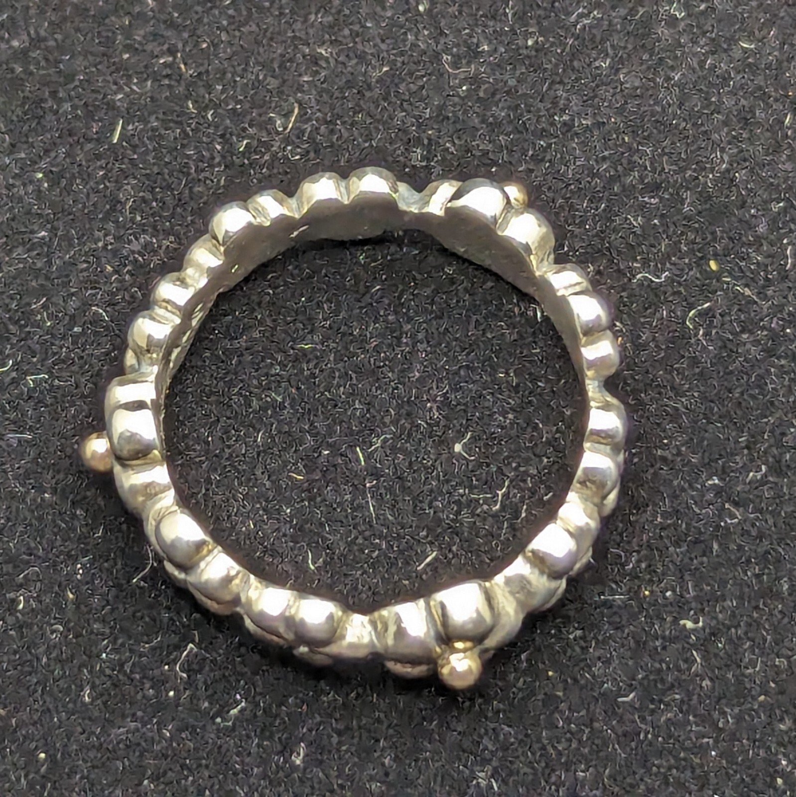 Pandora flower Solid sterling 925 silver ring band 14… - Gem