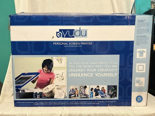 0899) YUDU Provo Craft Personal Screen Printer Machine Model #62-5000 ...