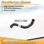 Lower Radiator Hose 38 x 500mm for Toyota Hiace LH113R LH125R 2.8L 1989 ...