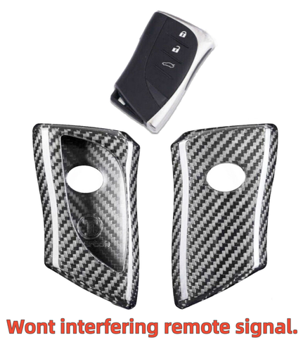 Titanium Carbon Gray Glass Fiber Remote Key Fob Case Shell Fits 20-23 ...