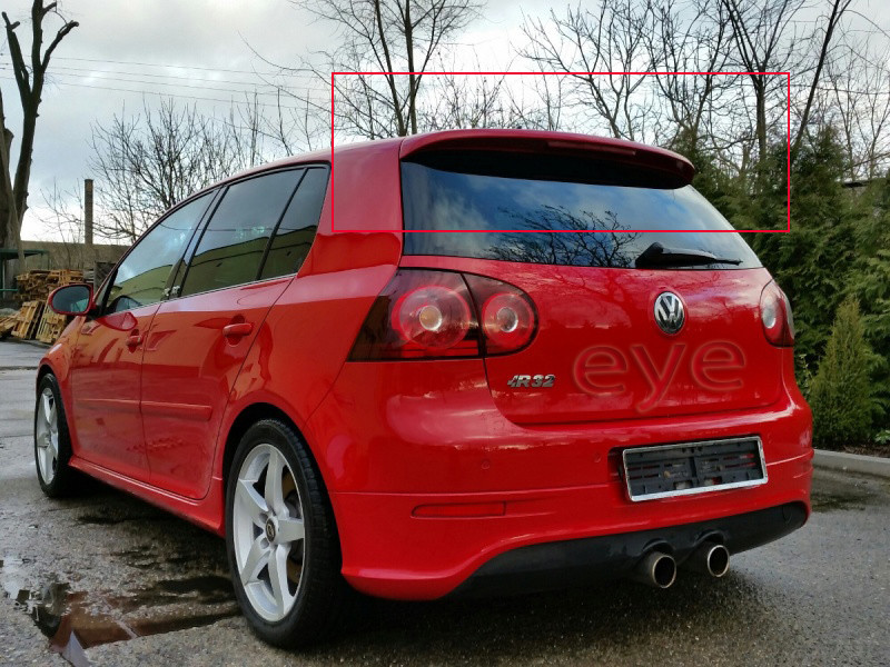 VW GOLF MK5 V R32 LOOK REAR ROOF SPOILER | eBay