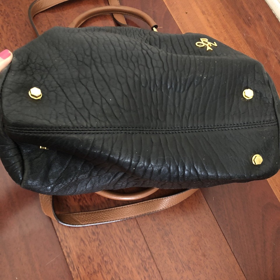 ORYANY Black Leather Tote Handbag Shoulder Bag Vertical Purse | eBay
