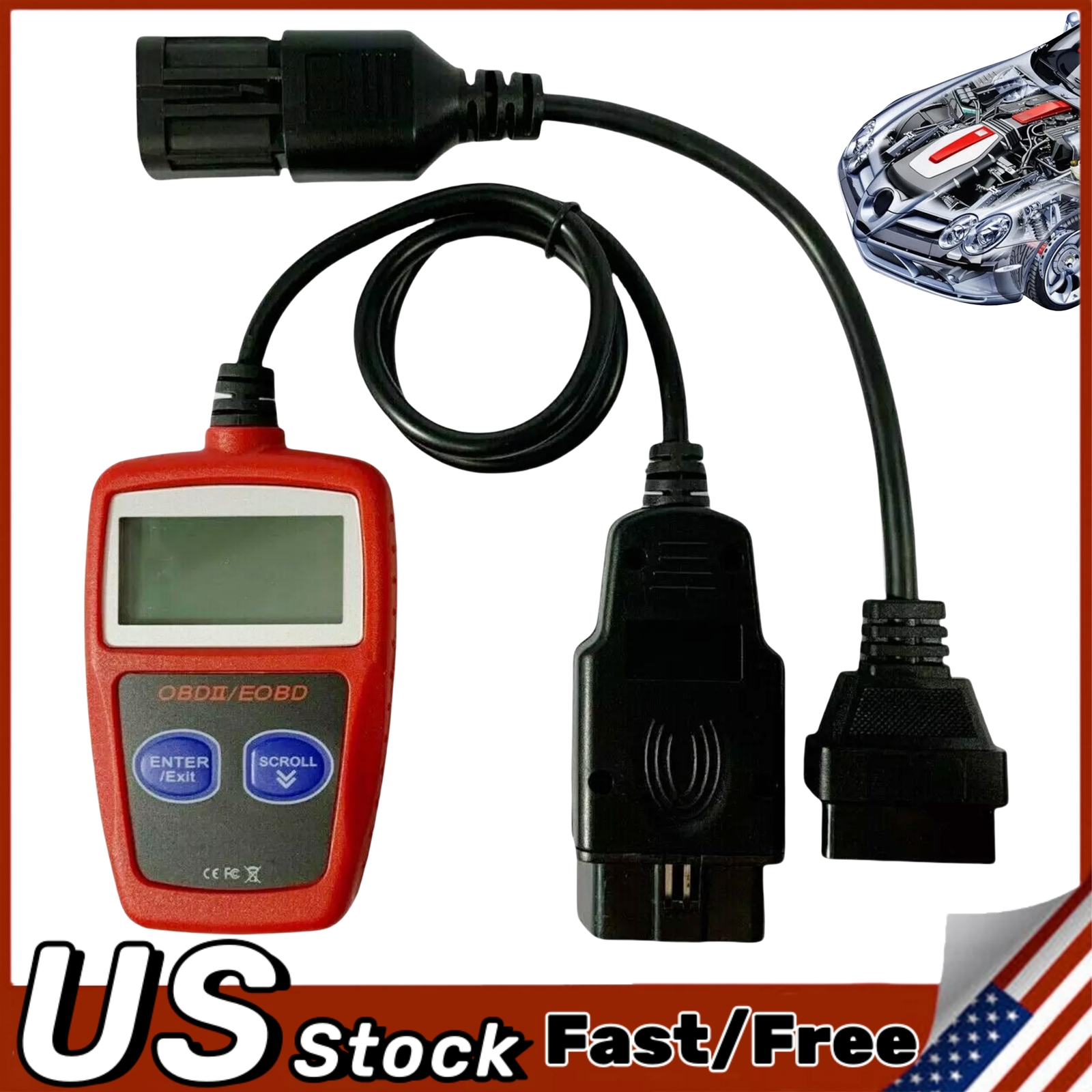 DIAGNOSTIC CODE READER ADAPTER OBD2 SCANNER For POLARIS ATV🚗 | eBay