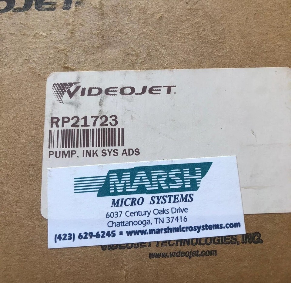 VIDEOJET MARSH PUMP INK SYS ADS, RP21723 | eBay