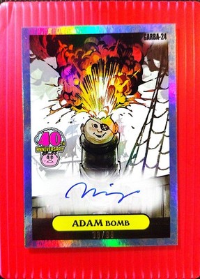 2025 Topps Garbage Pail Kids 40th Adam Bomb GARBA-24 Blue Drool 98/99 ...