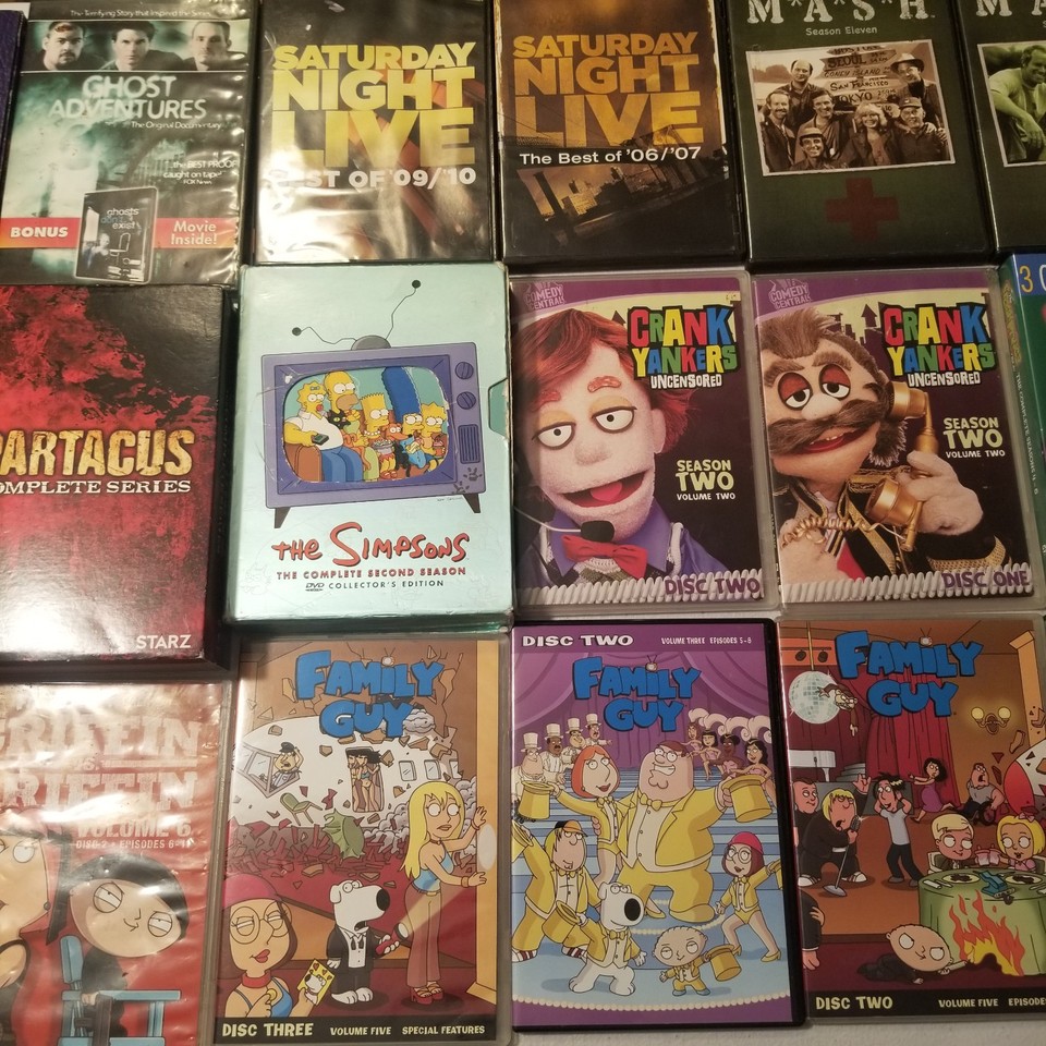 Vintage TV Shows Series DVD Lot Of 34 Box Set Complete Season 90s 70s ...