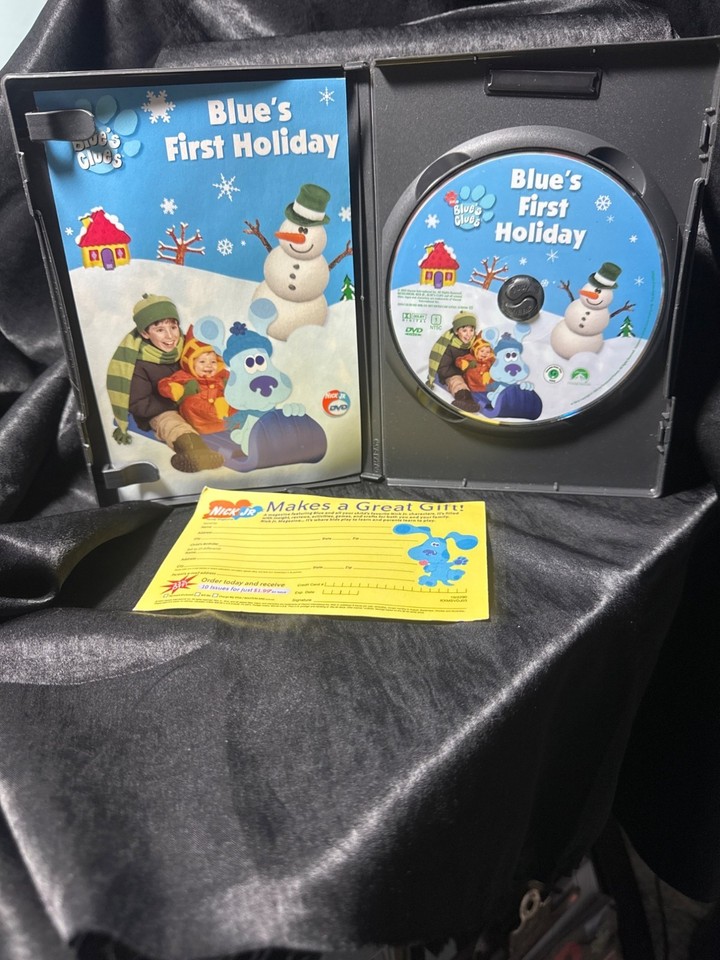 Blues Clues First Holiday DVD-Very Rare Vintage Winter Adventures ...