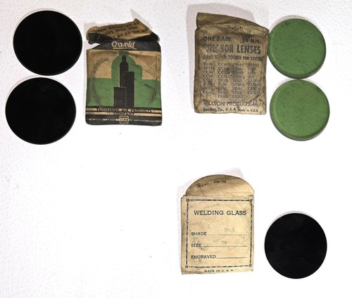 Lot of Vintage Round Gas Welding lenses | eBay