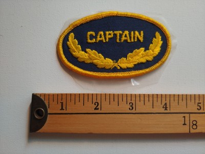 ( 70S CAPTAIN SAILING SAILOR YACHT SHIPS MARINE NAVY BOAT PATCH CREST ...