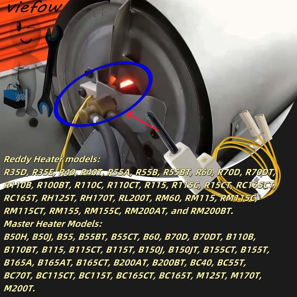 PP200SC PP200 HA1000 Hot Surface Igniter for Desa Reddy Master Heater ...