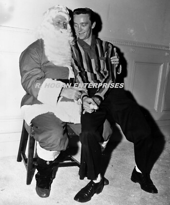 C. 1960 ELVIS' MEMPHIS MOFIA COLONEL PARKER AS SANTA CLAUS TN 5X7 PHOTO ...