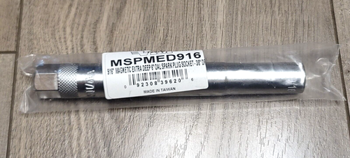 VIM Tools Pro Magnetic 9/16" Extended 6" Long Spark Plug Socket 3/8dr #MSPMED916 | eBay