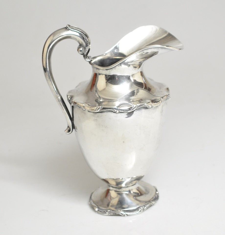 Lg Taxco Mexican Sterling Silver Water Pitcher Hallmark WM California ...