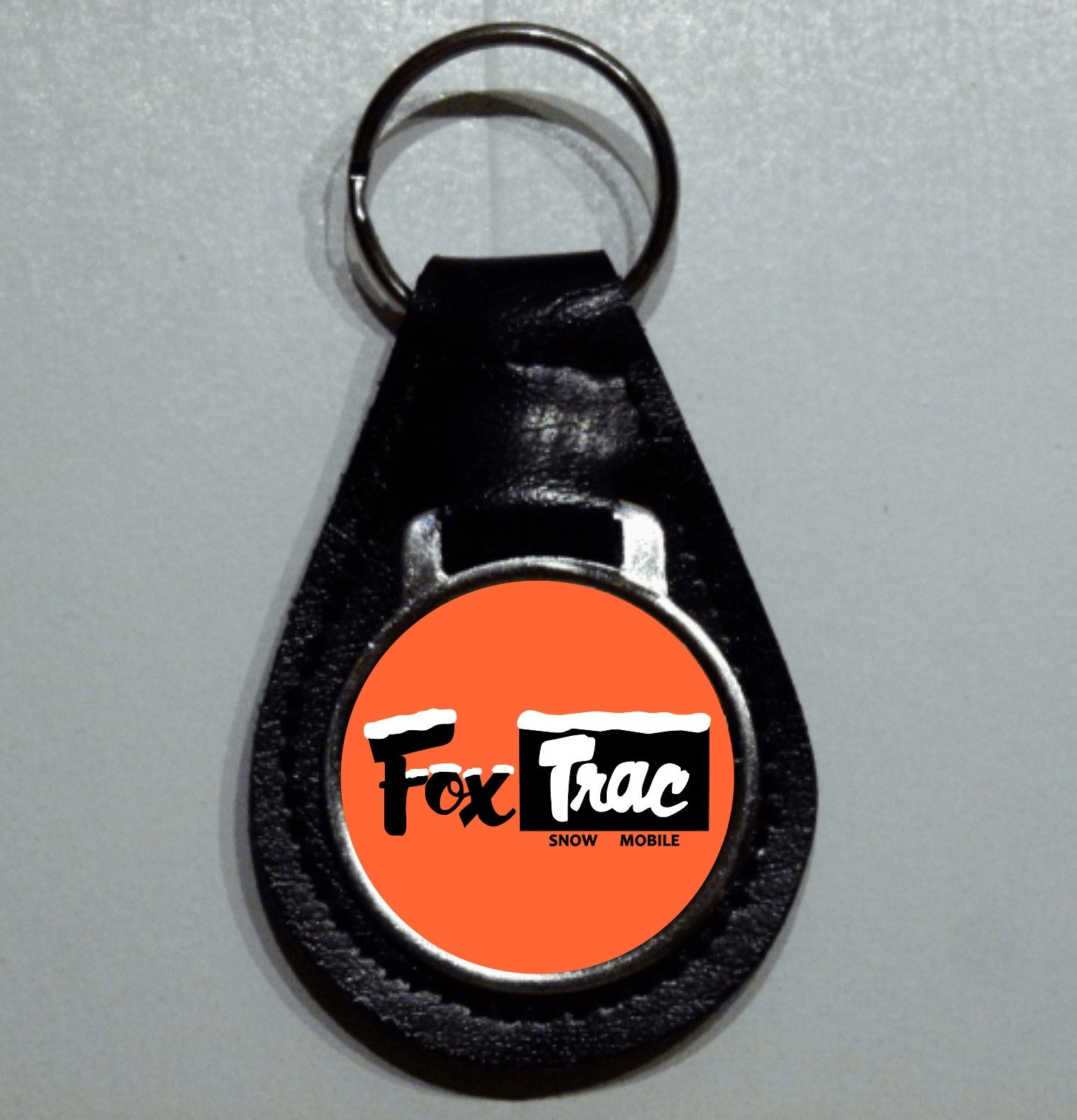Reproduction Vintage Fox Trac Snowmobile Logo Medallion Leather ...